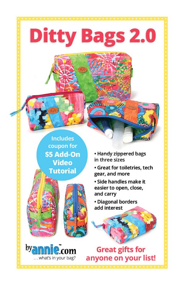 Ditty Bags 2.0 - Alle mønstre - Kirstens Quiltshop - patchwork, quilt ...