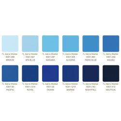 Kona Cotton jellyroll - Waterfall Palette - Alle stofpakker - Kirstens ...