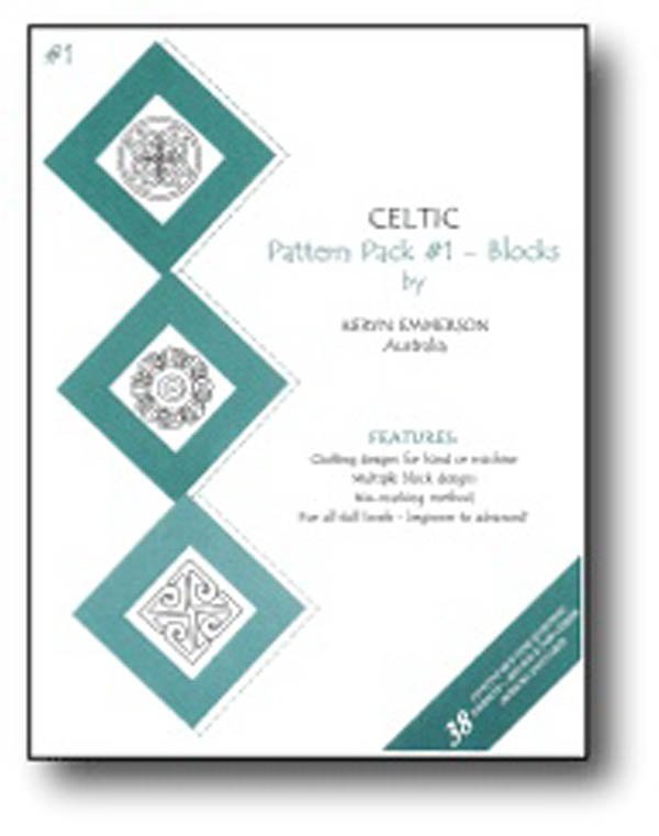 Celtic Pattern Pack 1 - Quiltemønstre - Kirstens Quiltshop - patchwork ...
